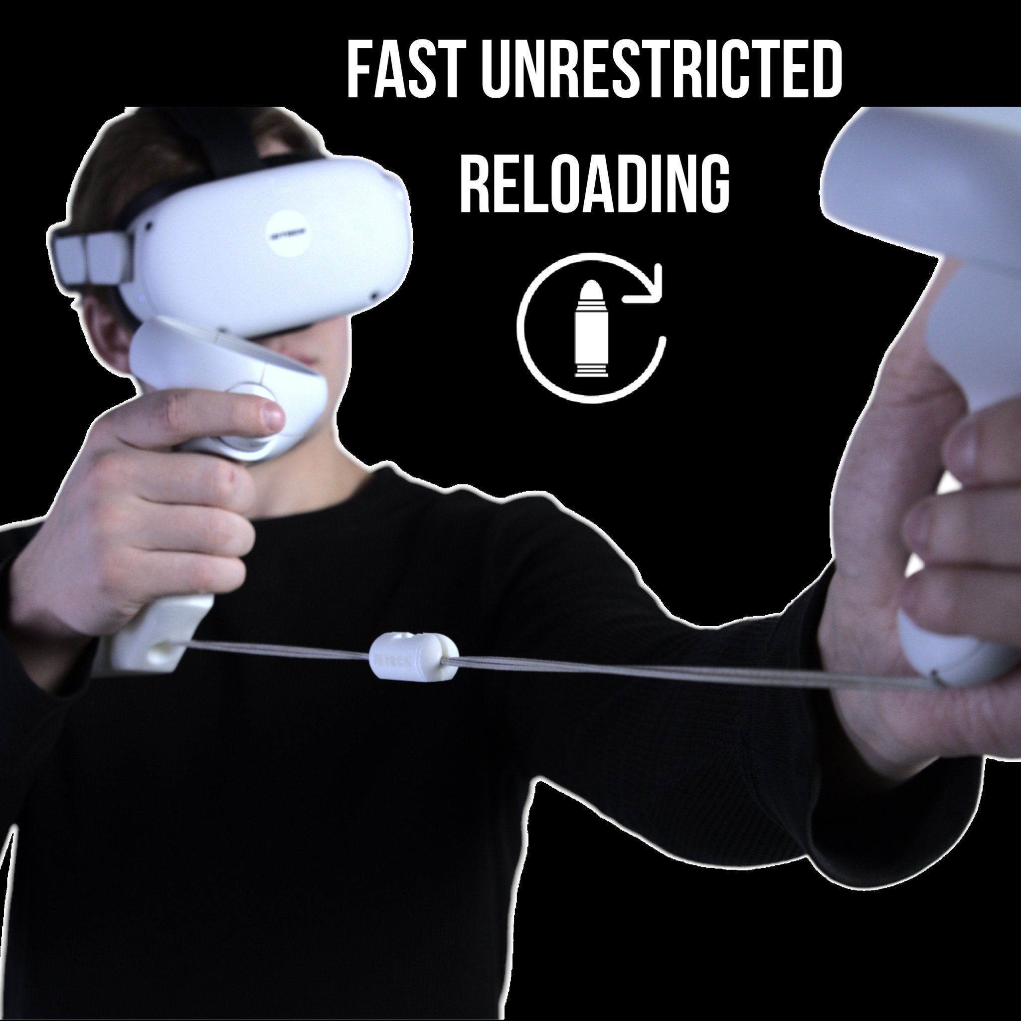 iSTOCK VR Gun Stock for Meta Quest 2 and 3 - PSVR2 - Valve Index